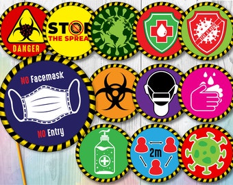 Safety Photo Booth Props - Etsy