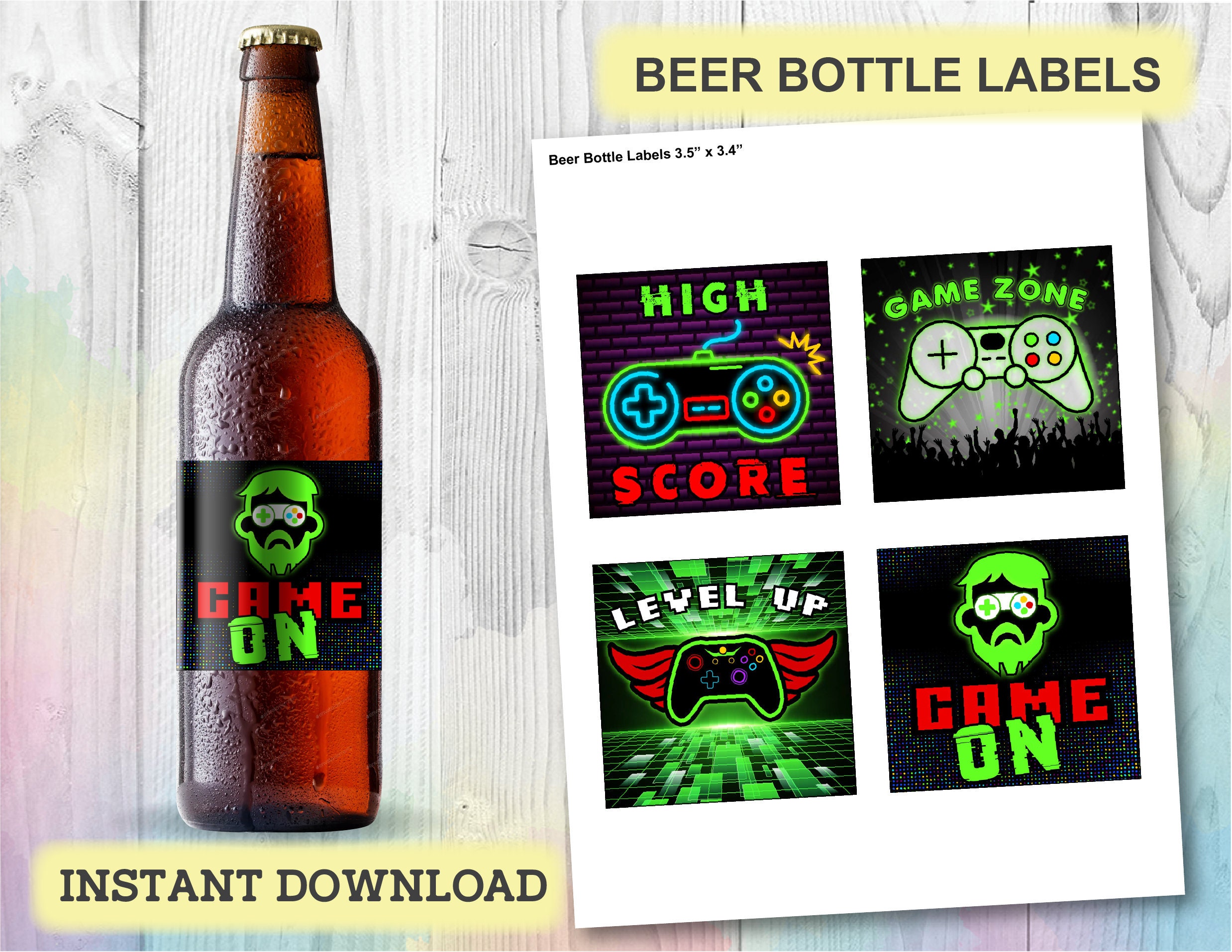 Beer Labels With A Skull