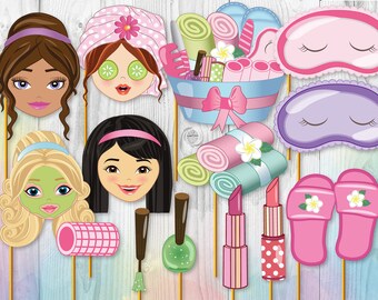 Spa Party Printables | Etsy