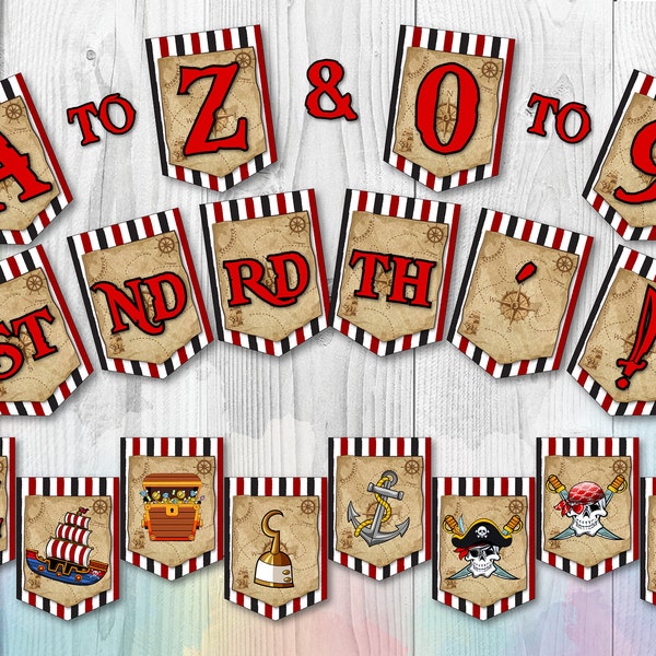 Pirate Banner - Etsy