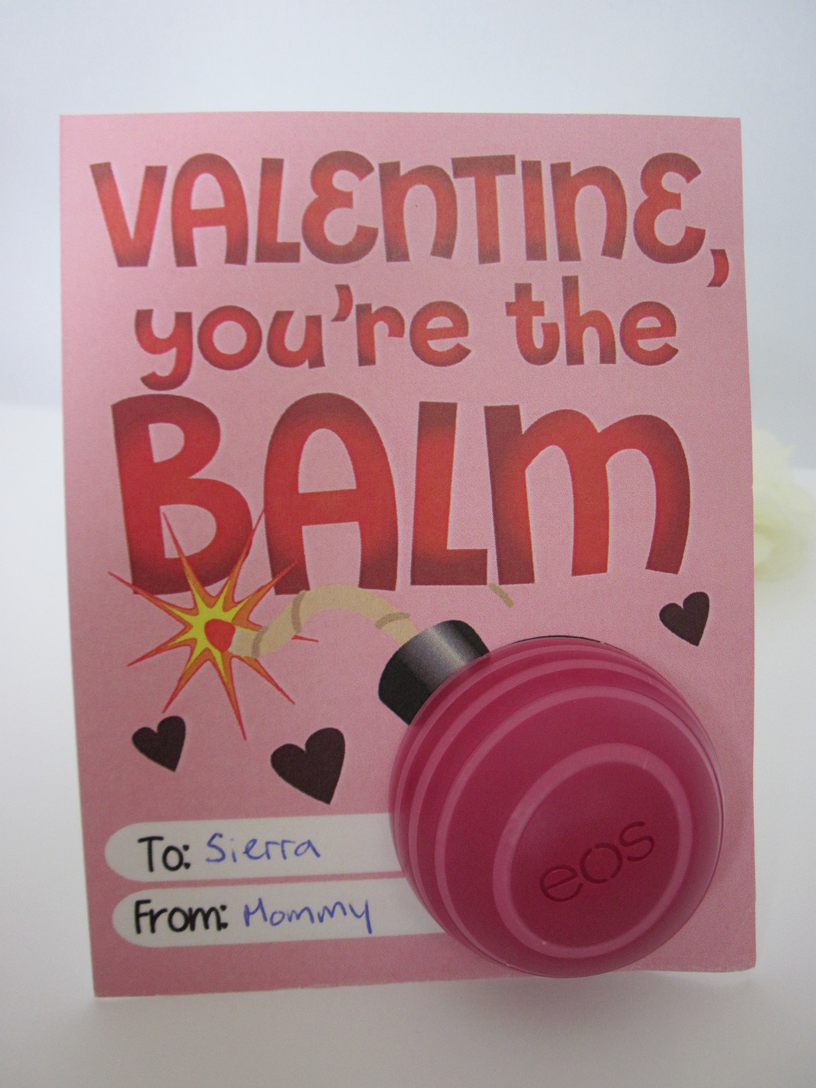 EOS Lip Balm Valentine Chapstick Valentine You're the | Etsy