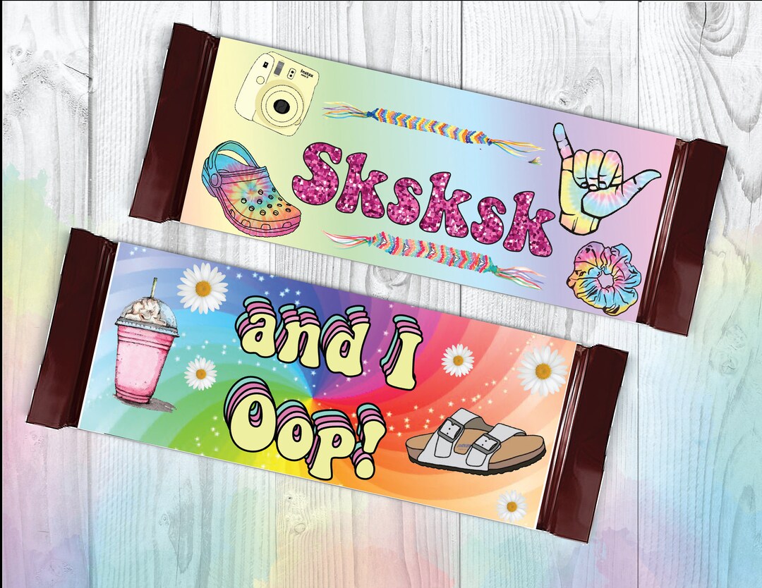 VSCO Girl 1.55 Oz or 45 G Hershey Chocolate Bar Wrappers, VSCO Girl ...