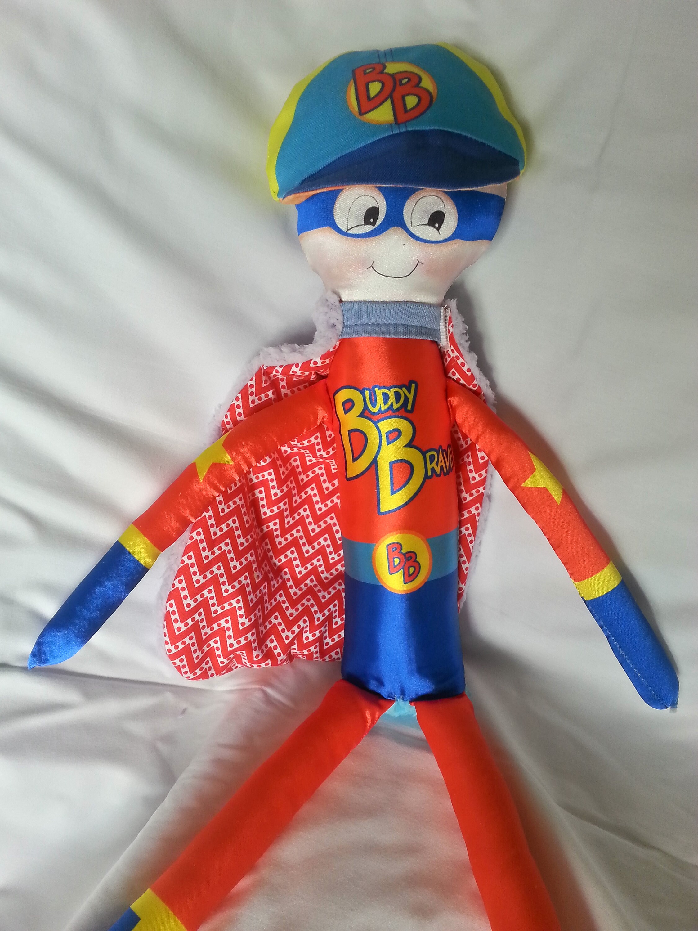 Bee Brave Buddie Bald Super Hero Doll for Sick Boy, Cancer Gift ...