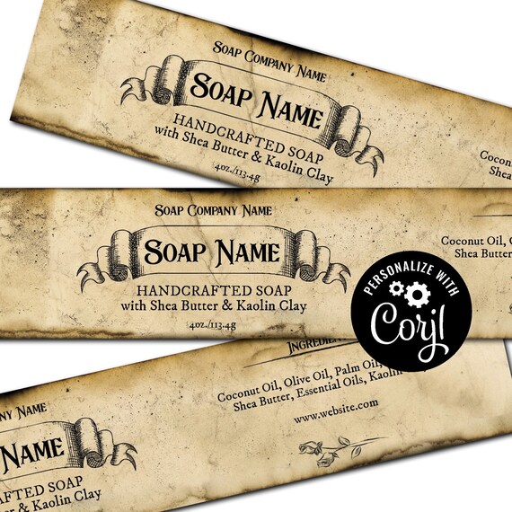35 Cigar Band Soap Label Template Labels Design Ideas 2020