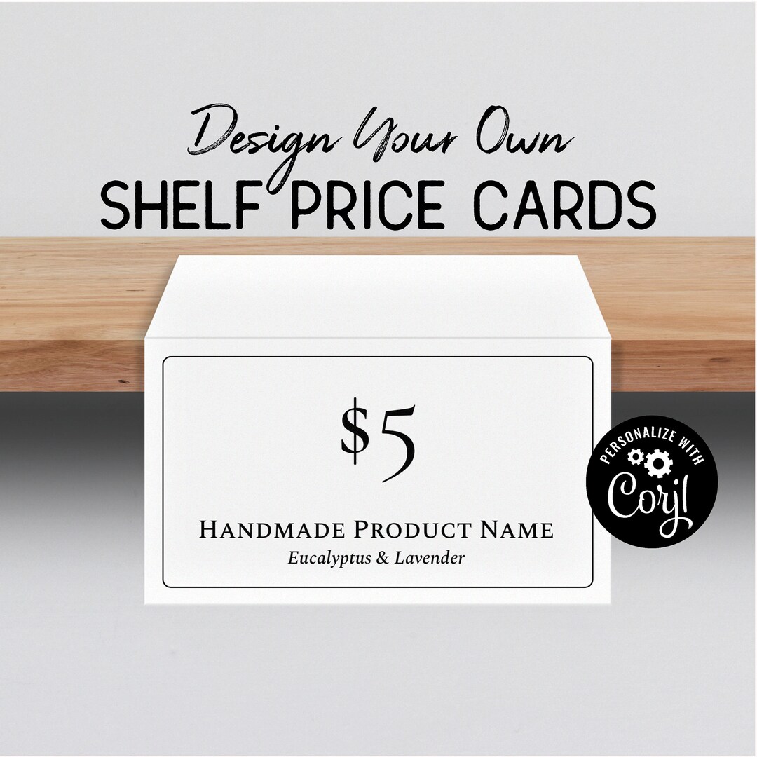Price Tag, Table Tent Card Template, Shelf Price Card Template ...