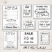 Editable Sign Bundle. Small Business Price Sign for Farmer's Market ...