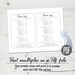 Editable Business Price List. Printable Store Price Sign for Retail ...