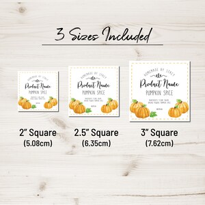 Pumpkin Label Template, Custom Pumpkin Spice Product Label Template ...