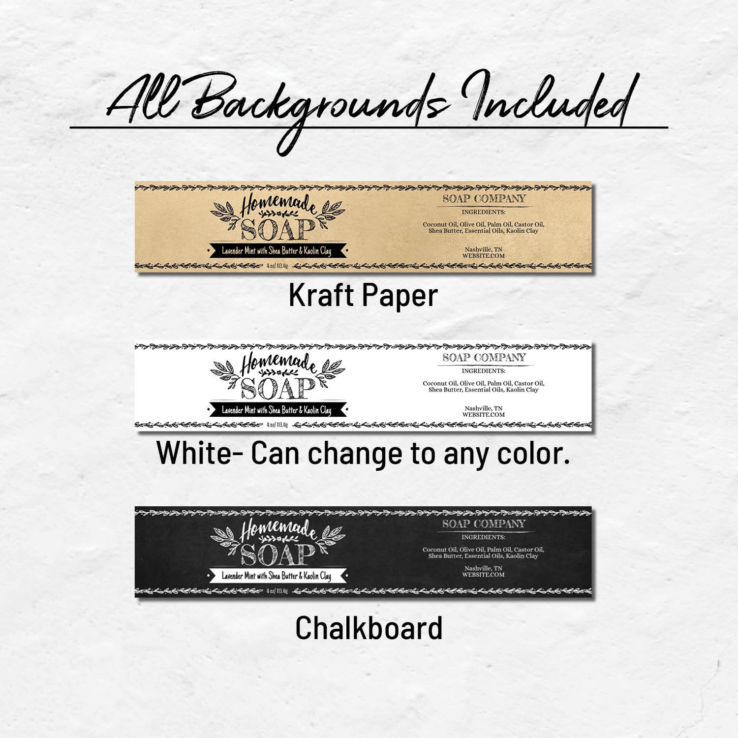 Soap Label Template Hand Hand Drawn Design. Custom Printable - Etsy Canada