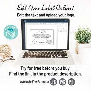 Ingredient Label Template, Custom Product Packaging Sticker ...