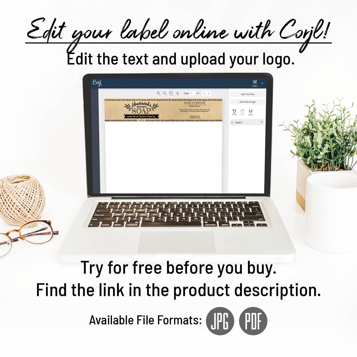 Soap Label Template Hand Hand Drawn Design Custom Printable Etsy Canada