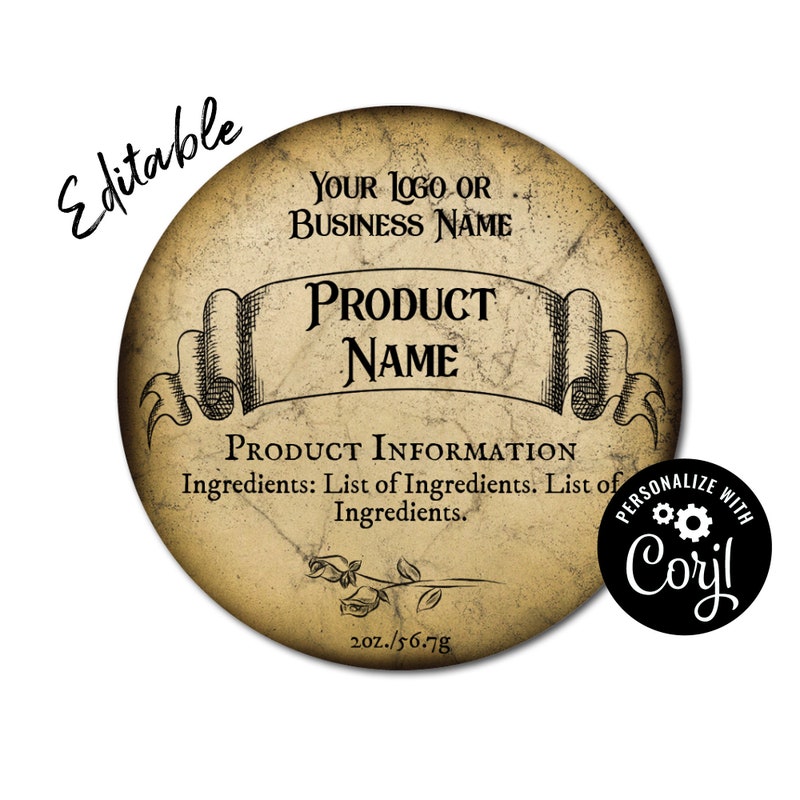 Scalloped Labels - Etsy