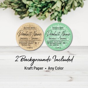 Mandala Custom Label - Circle Template. Sticker Labels for Jars ...