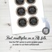 Chalkboard Farmhouse Circle Label. Round Product Label Template. Edit ...