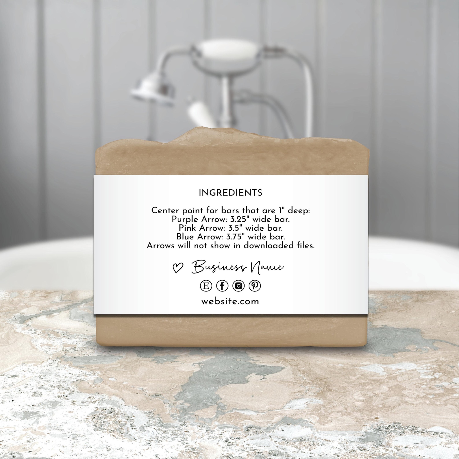 Soap Labels, Editable Soap Template for Large and Small Soaps ...