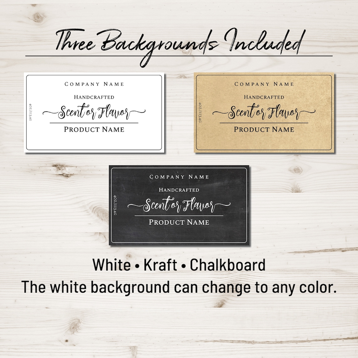 Editable Printable Product Tag Template Simply Natural Tags | Etsy