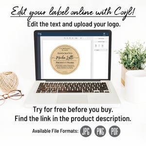 Editable Circle Label Template. Edit Online, Download & Print. Simply ...