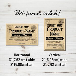 Editable Label Template Country Store Design 2x3. - Etsy
