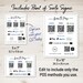 Price List Template Point of Sale Signs Small Business - Etsy
