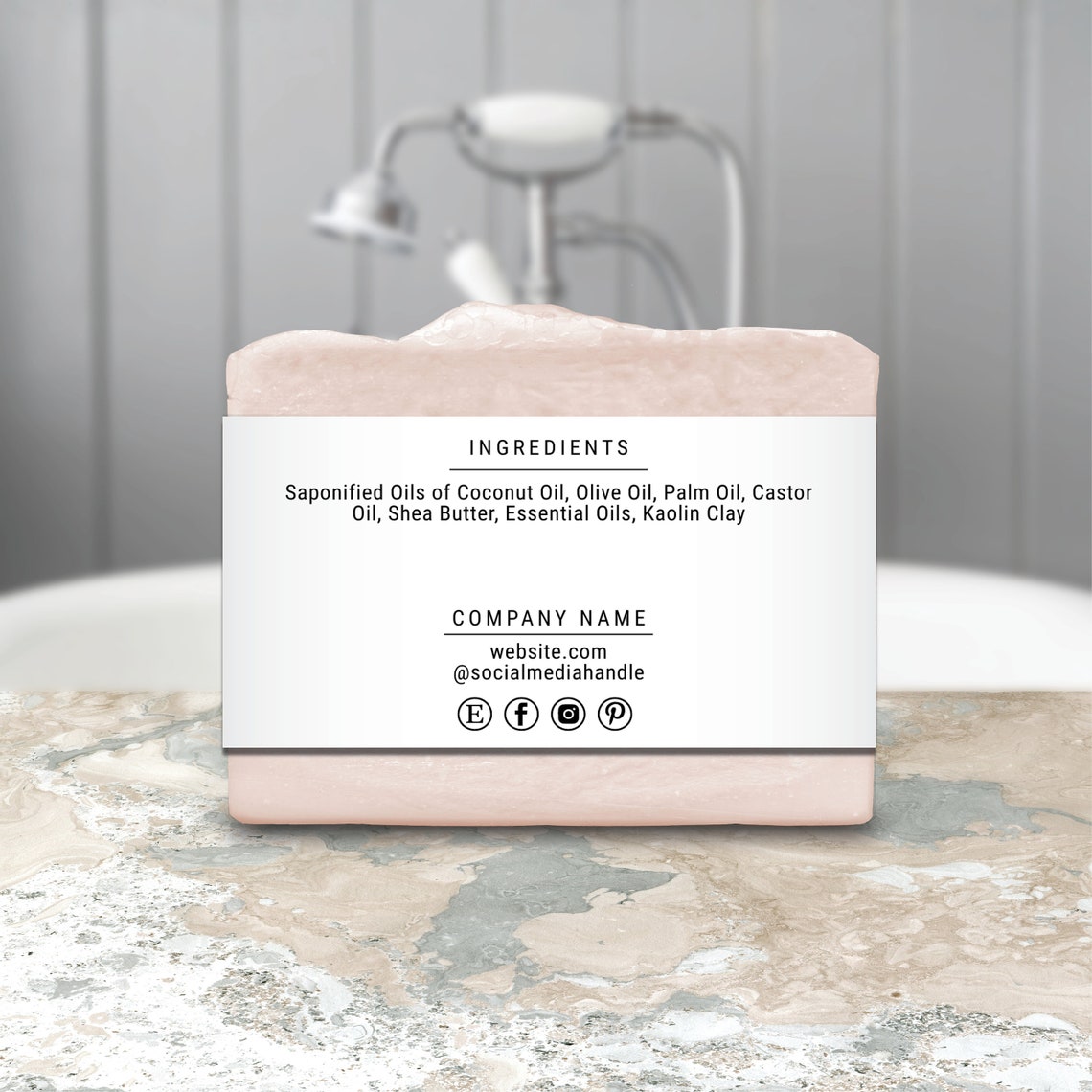 Soap Label Template Editable Soap Labels Soap Packaging - Etsy