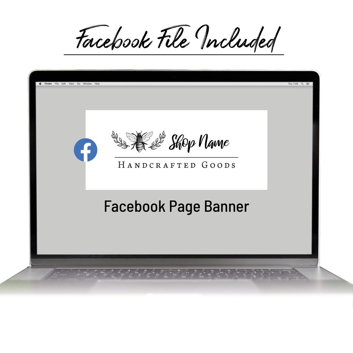 Etsy Banner Template Facebook Page Banner Template Small - Etsy
