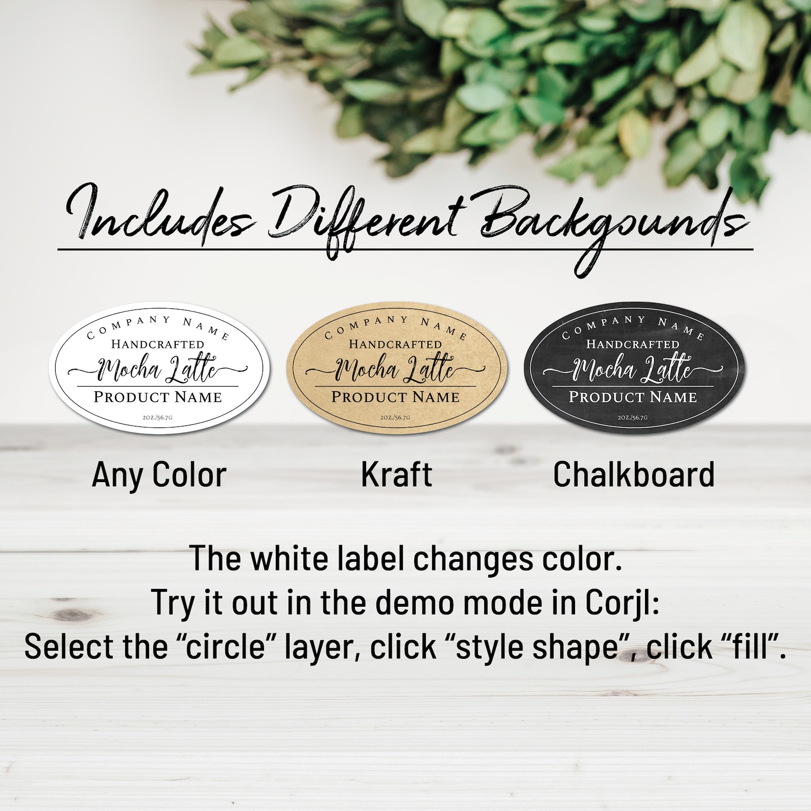 Editable Oval Labels for Jars Bottles Tins Homemade | Etsy