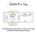 Mini Soap Label Template. Sample, Guest, Hotel Soap Labels in Floral ...