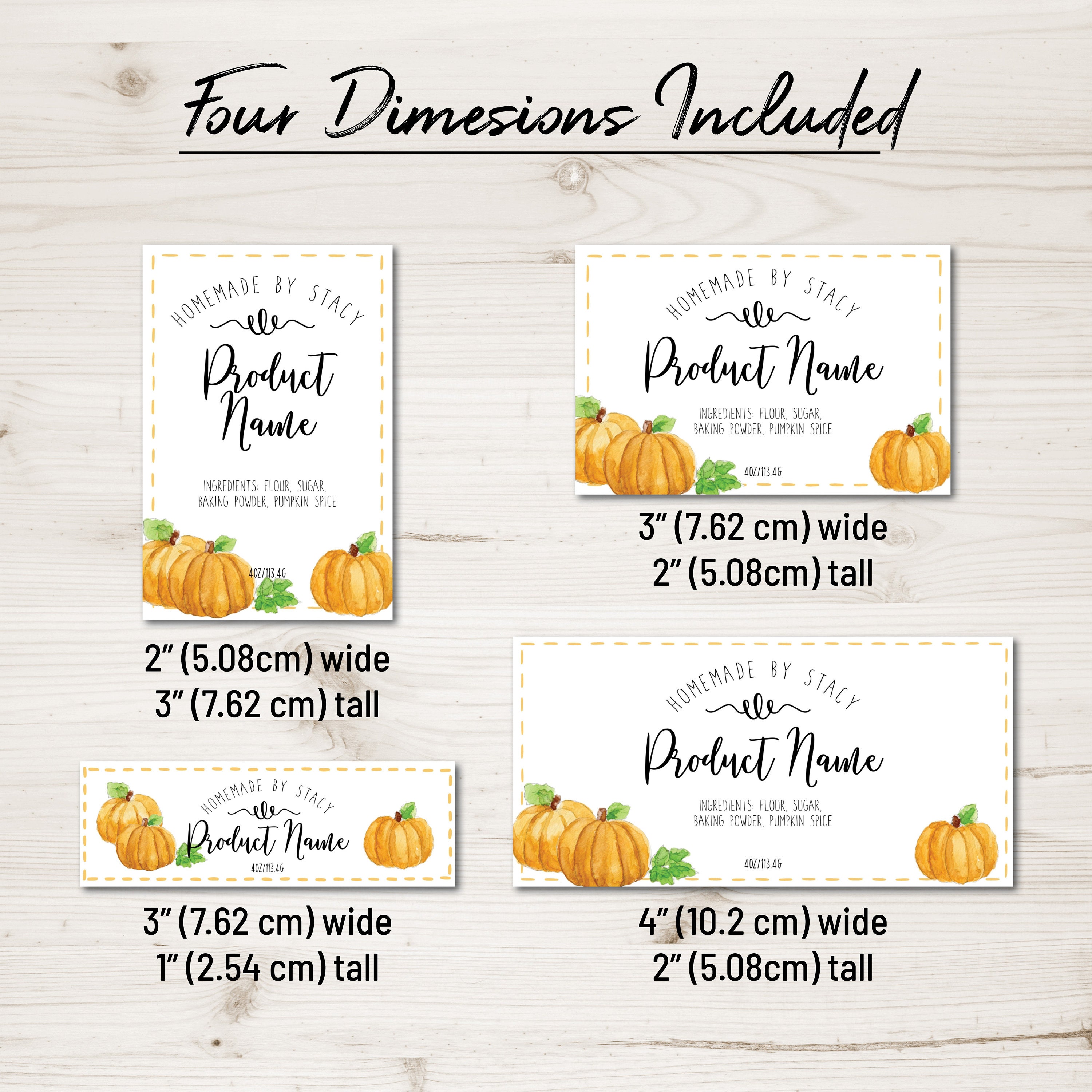 Pumpkin Label Template. Edit Digital File Online Download & - Etsy