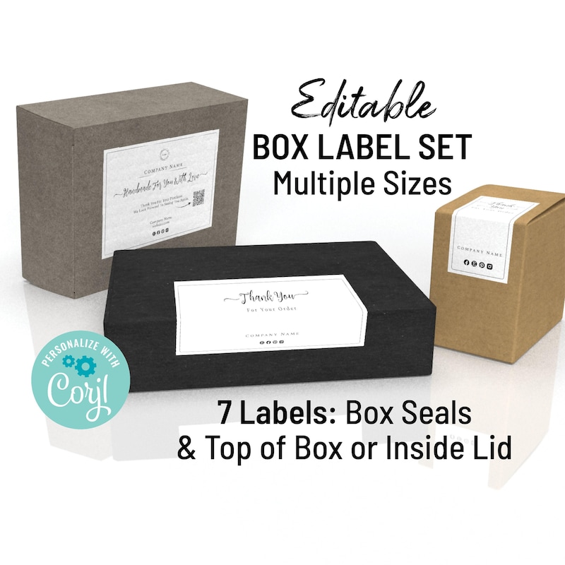 Box Seal Sticker - Etsy