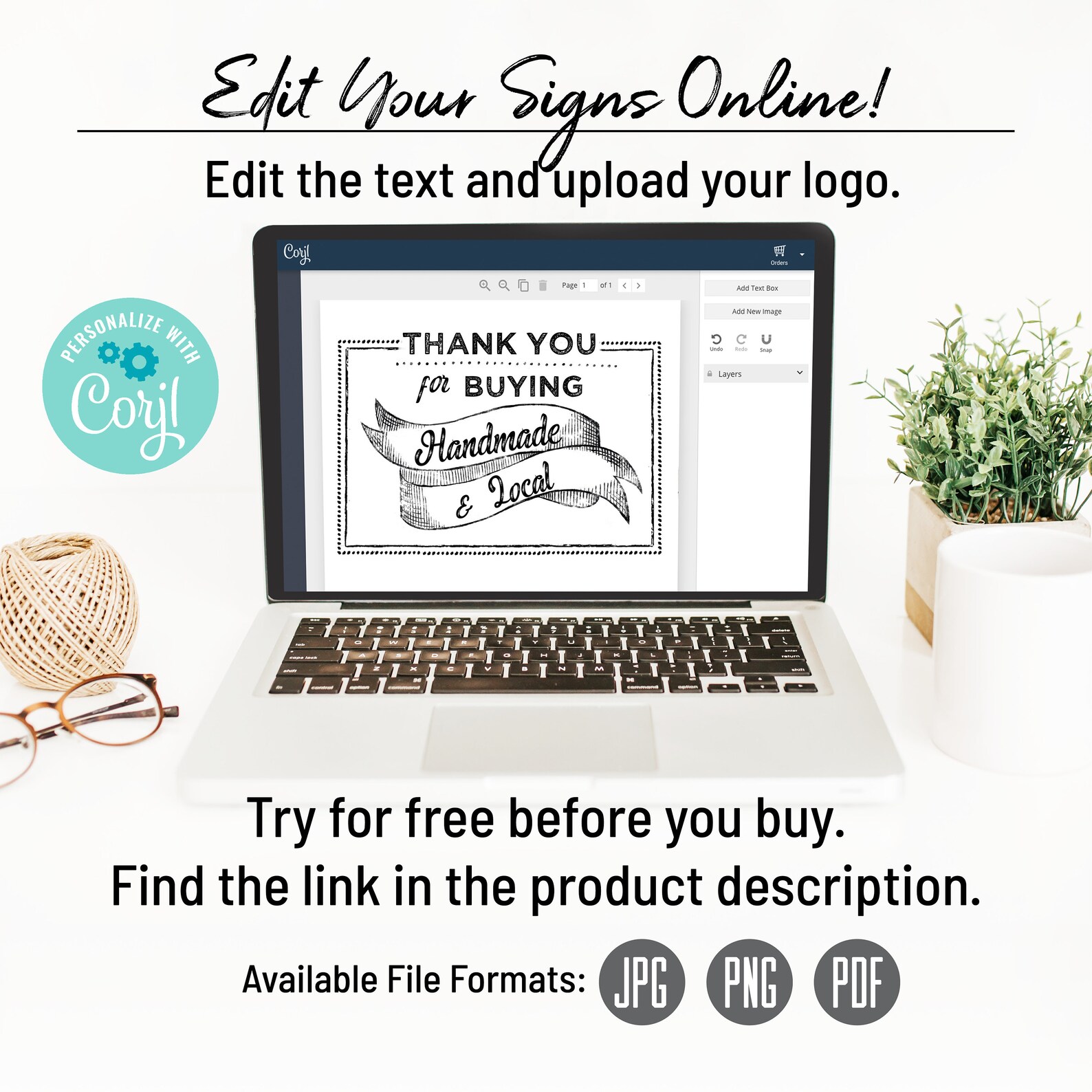 Editable Sign Bundle. Small Business Price Sign for - Etsy
