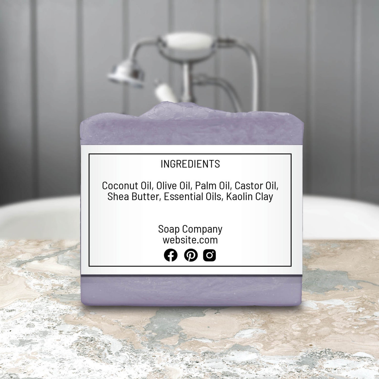 Soap Labels Clean and Simple Design. Editable Label - Etsy