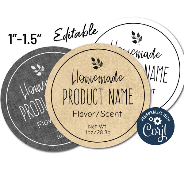 Editable Labels - Etsy