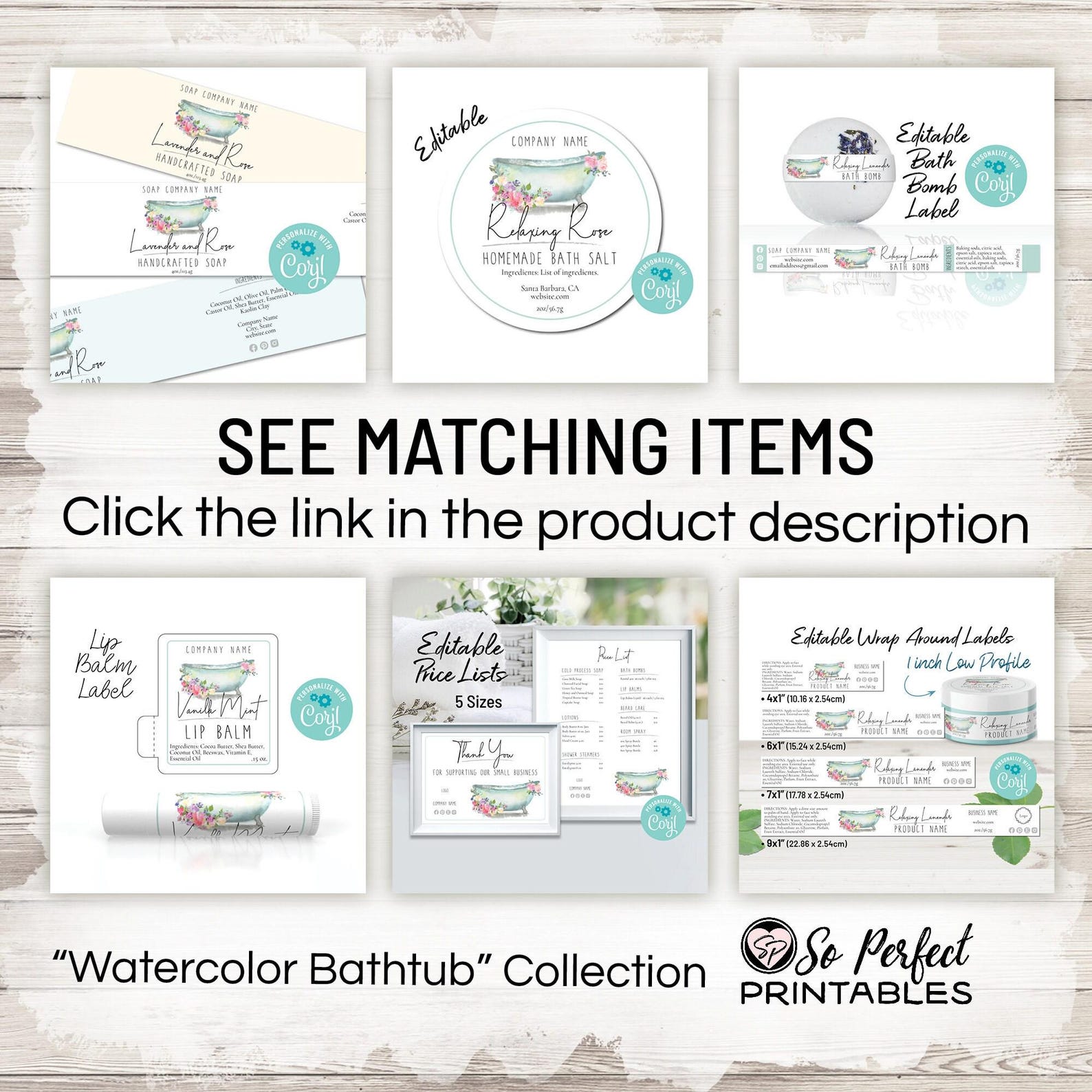 Mini Soap Label Template. Sample, Guest, Hotel Soap Labels in Floral ...