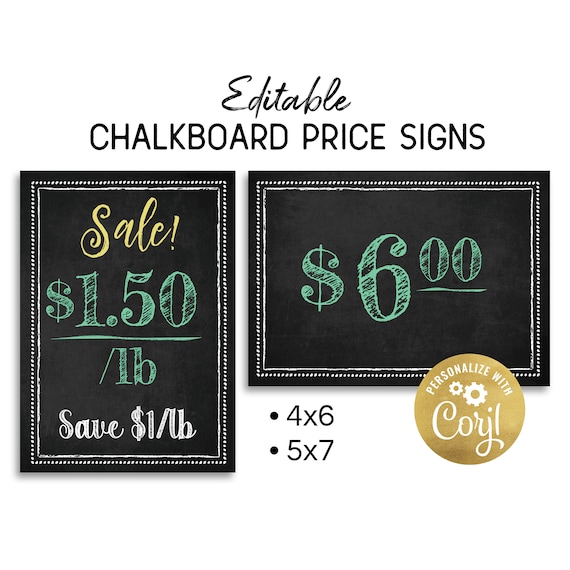 Sale Price Sign