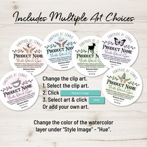 Product Label Template, Custom Product Packaging Sticker. Personalize ...