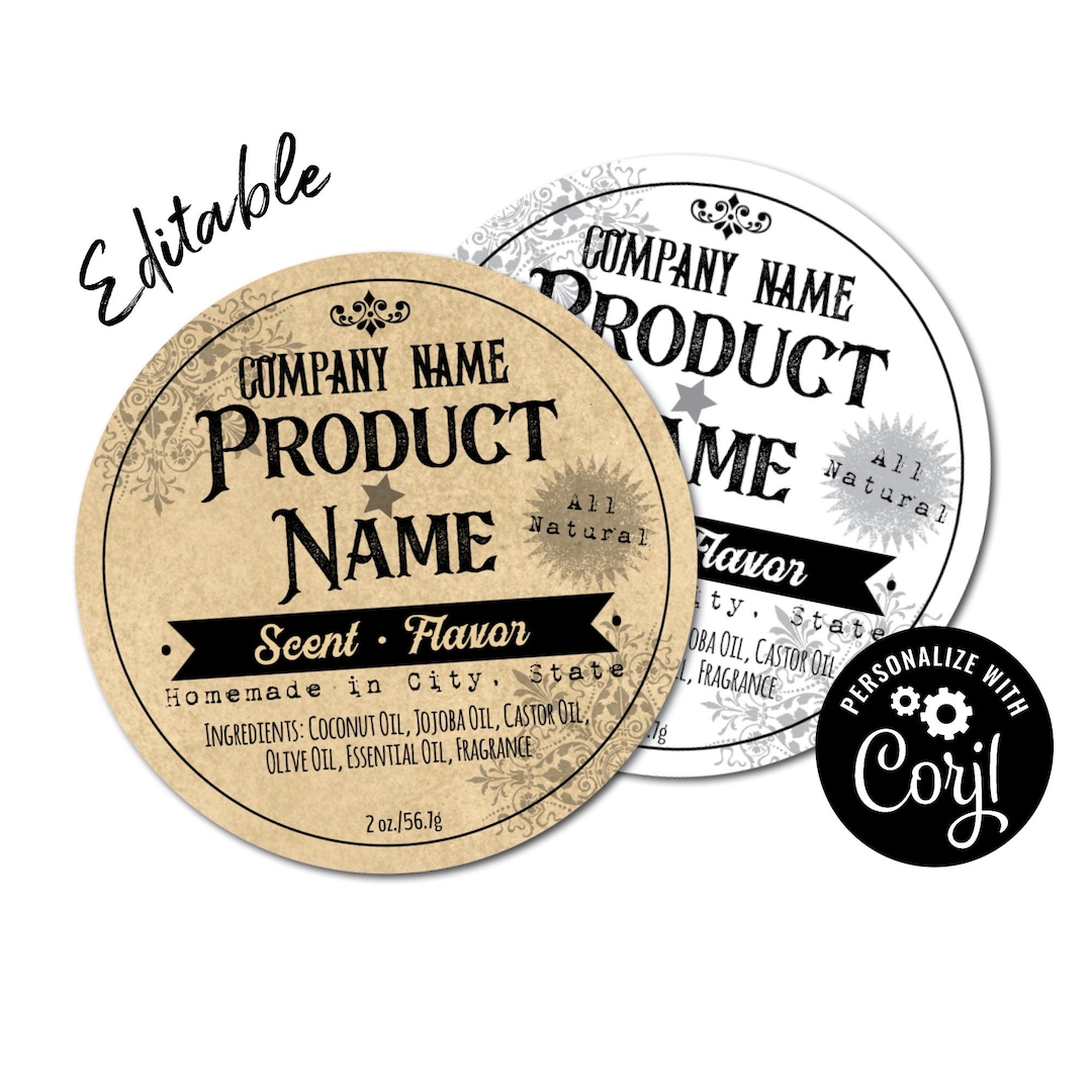 Product Label Sticker Template. Edit Online, Download & Print ...