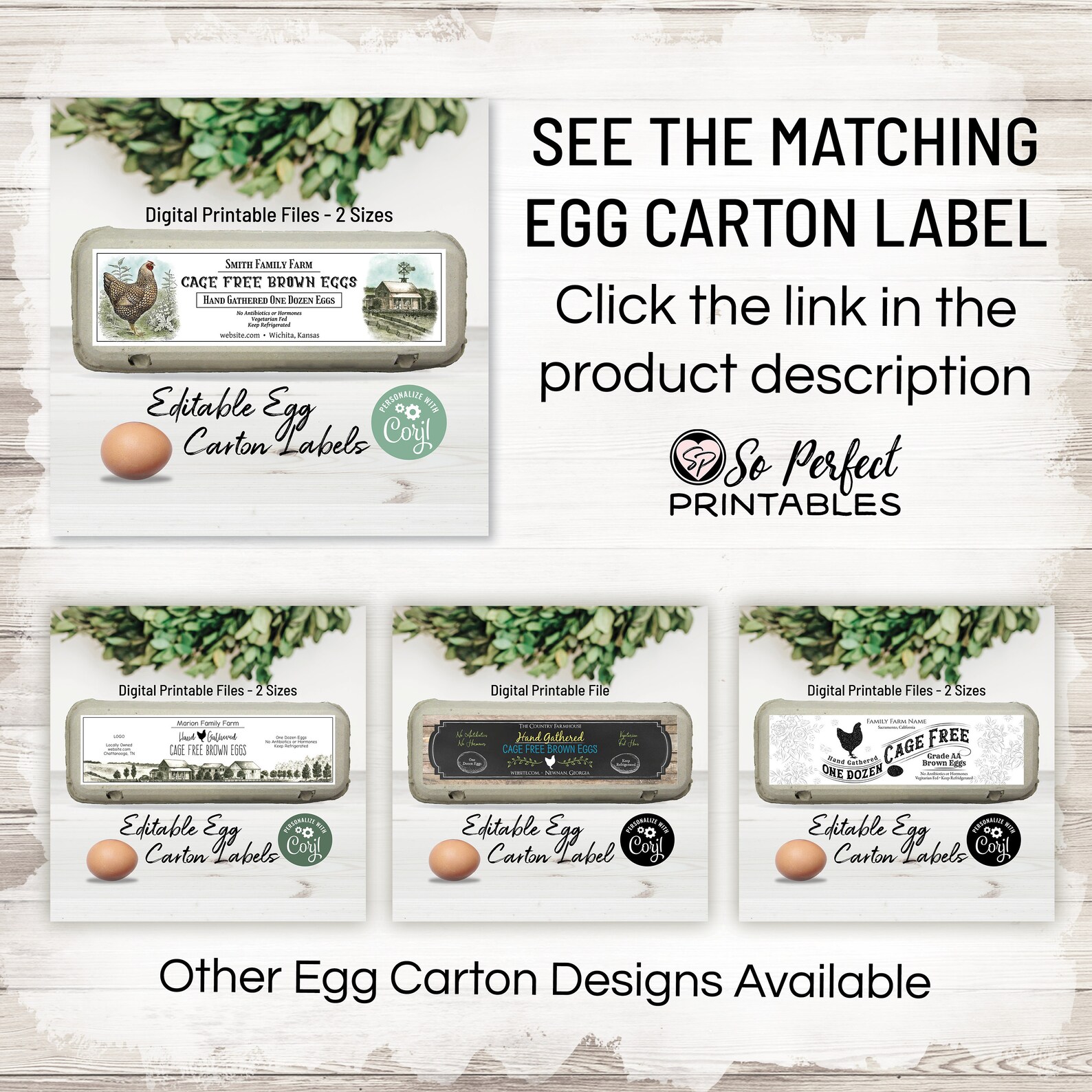 Egg Handling Instruction Card Template, Egg Safety & Care Flyer ...