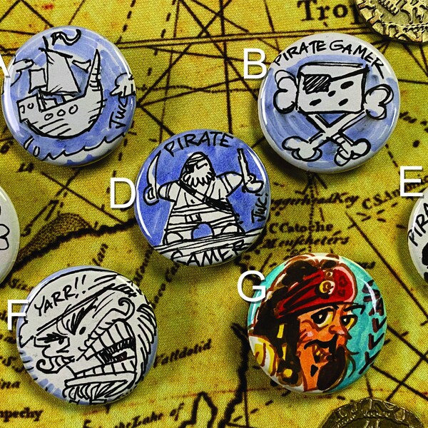 Hand Drawn Pin - Etsy