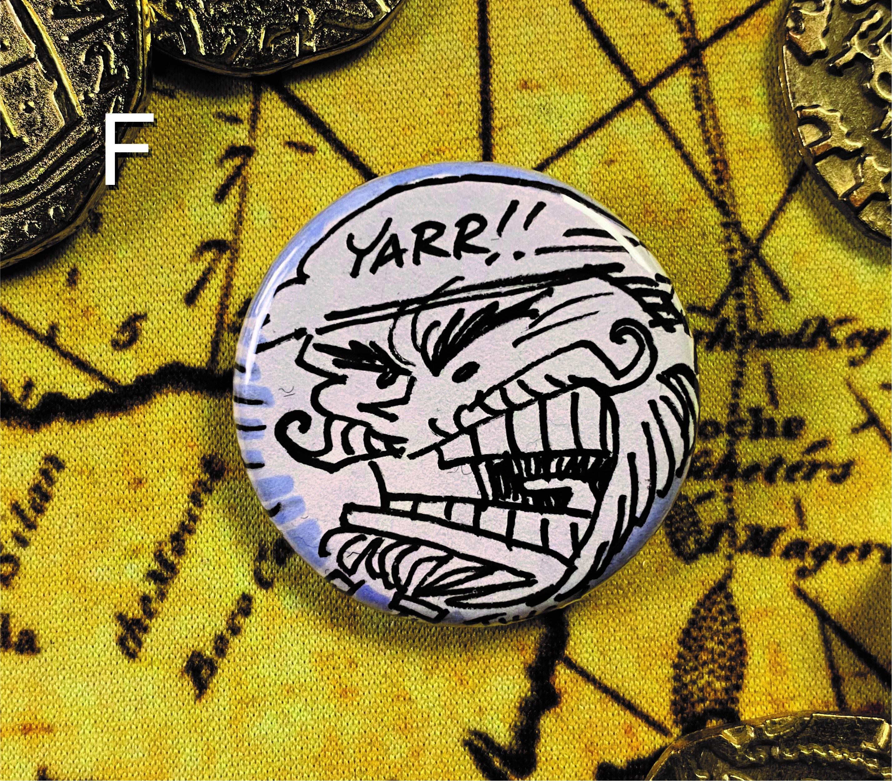 Hand Drawn Buttons (original Art) - Etsy