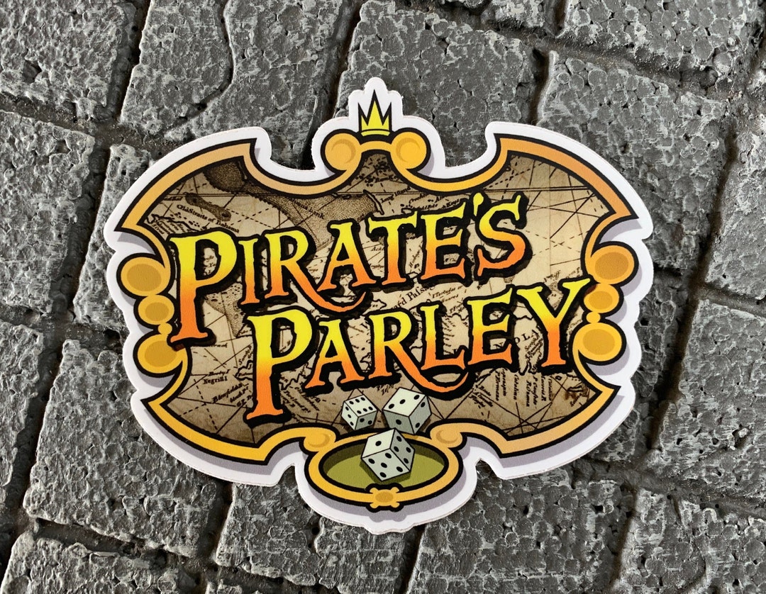 Pirates Parley 4" Sticker (map) - Etsy