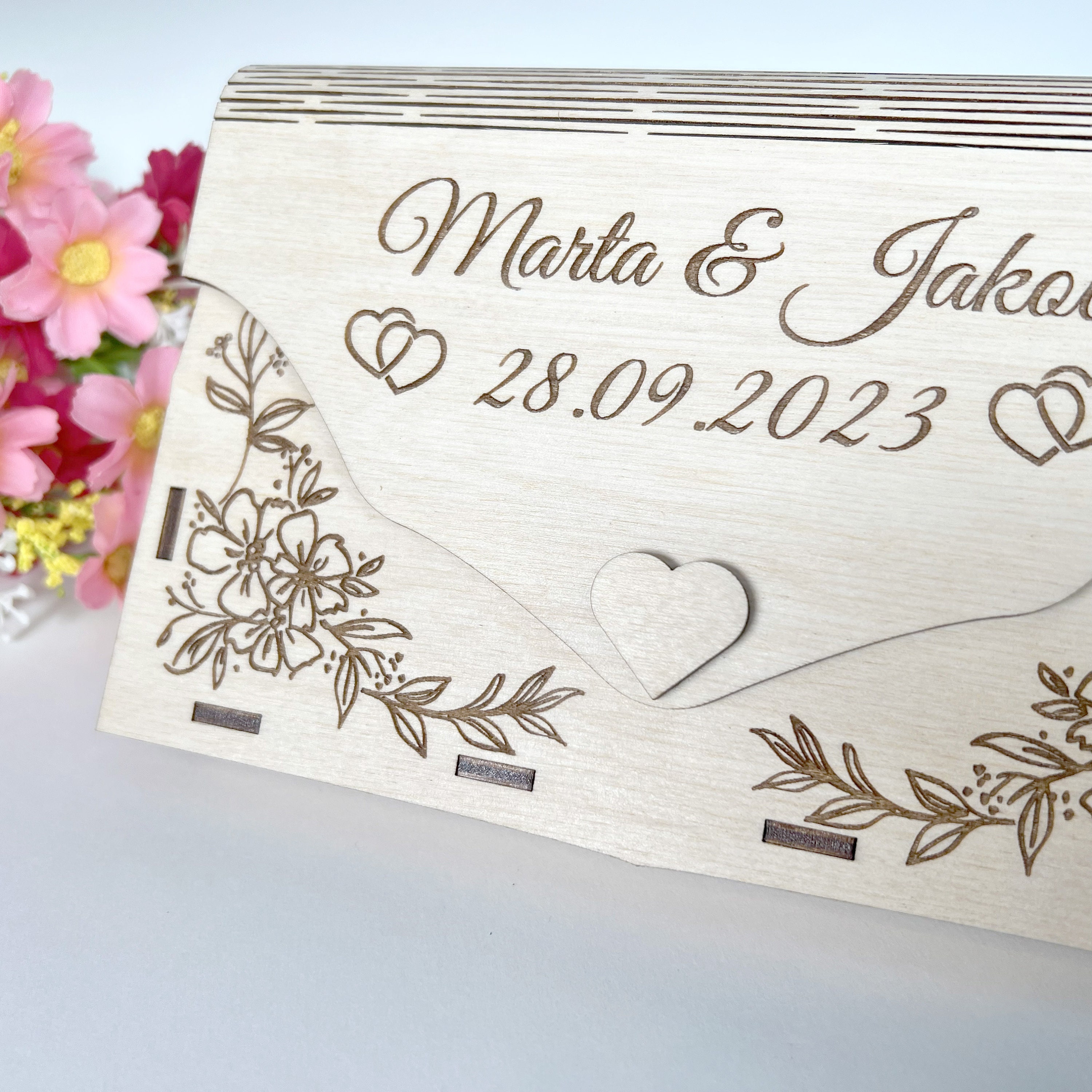 Wooden Gift Box in Envelope Style - Etsy