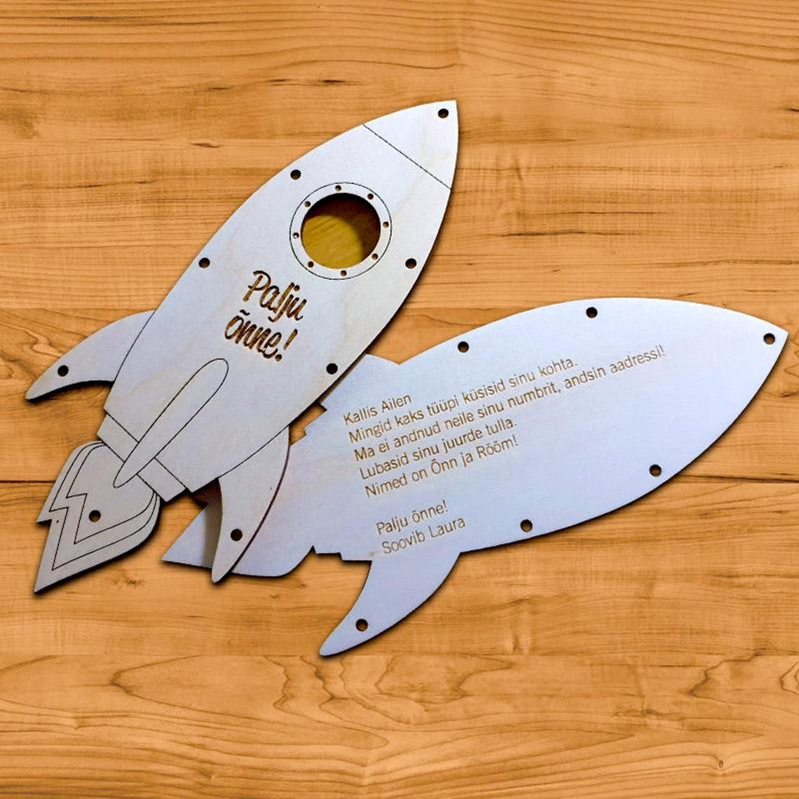 Clever Money ROCKET With Personalized Engraving | Digital Files - Etsy