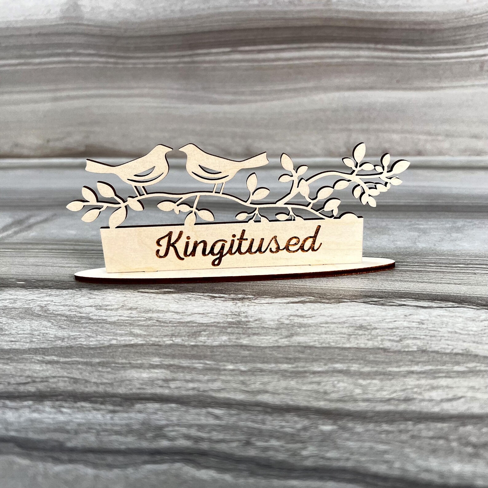 Gift Box Sign With Birds | Digital Files - Etsy