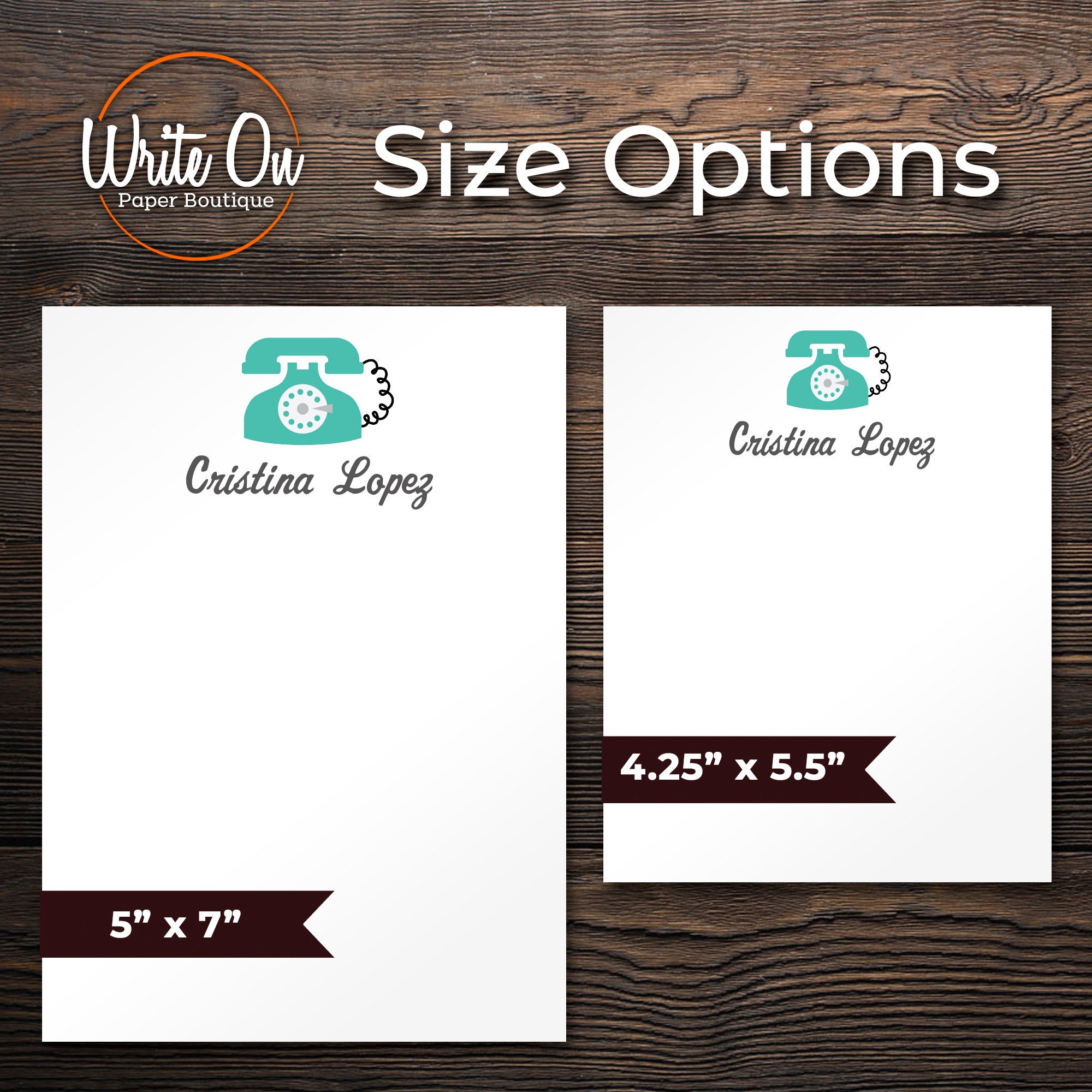 Personalized Note Pad Writing Pad Monogram Notepad - Etsy