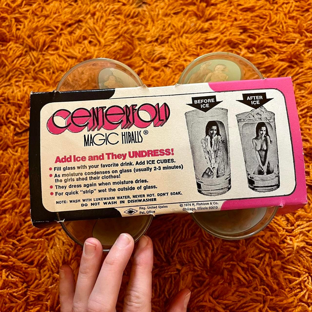 Vintage 1970s Peek A Boo Sip And Strip Drinking Glasses Set Of 4 Couples Risque Naughty