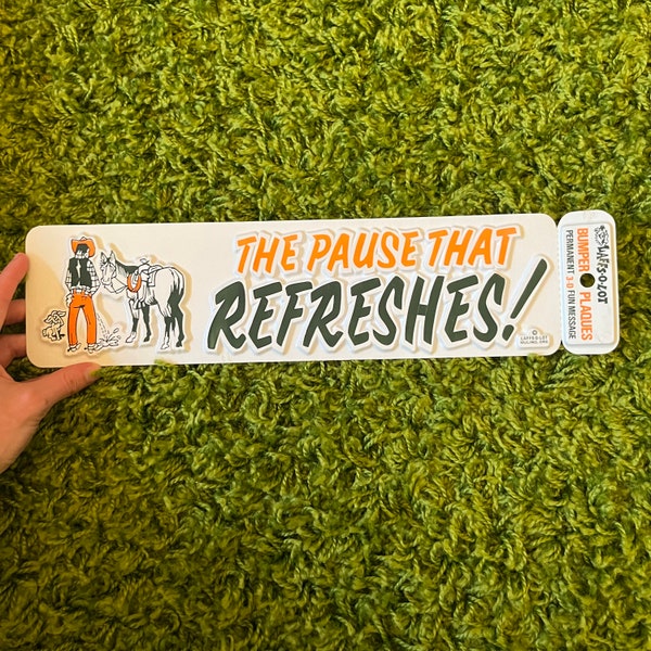 Vintage Bumper Stickers - Etsy