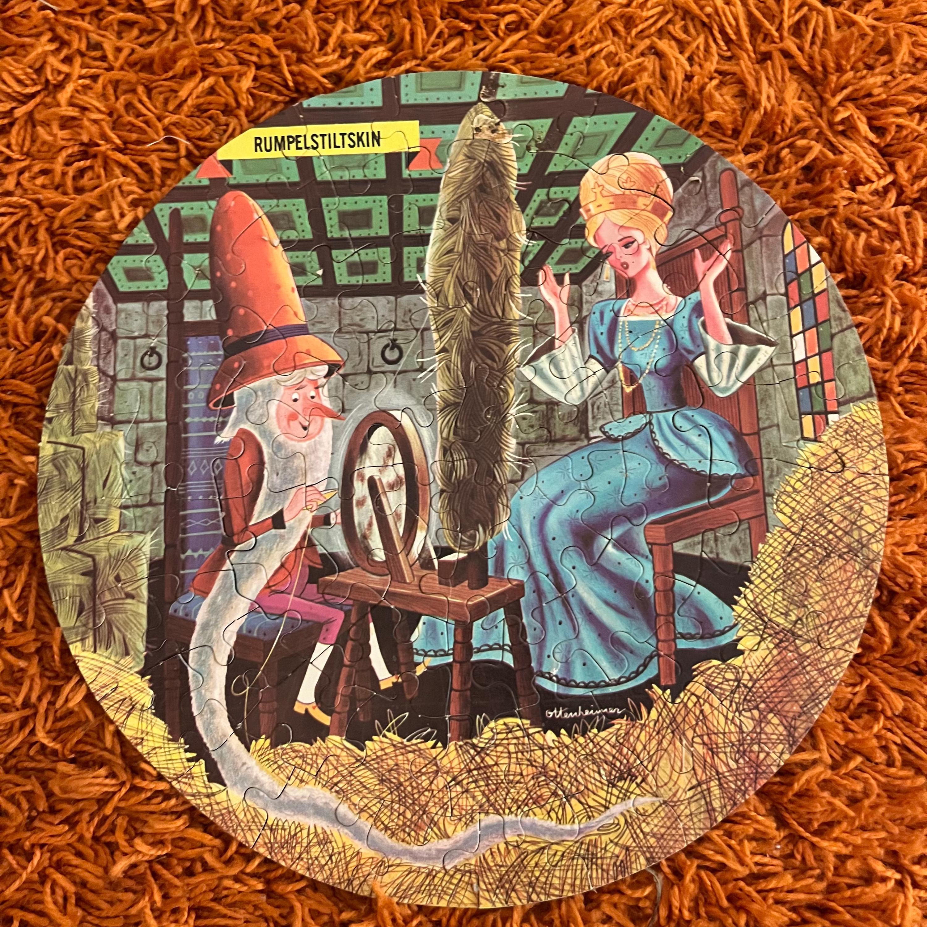 Vintage 1970s Fairytale Puzzles Pied Piper Snow White Rumpelstiltskin ...