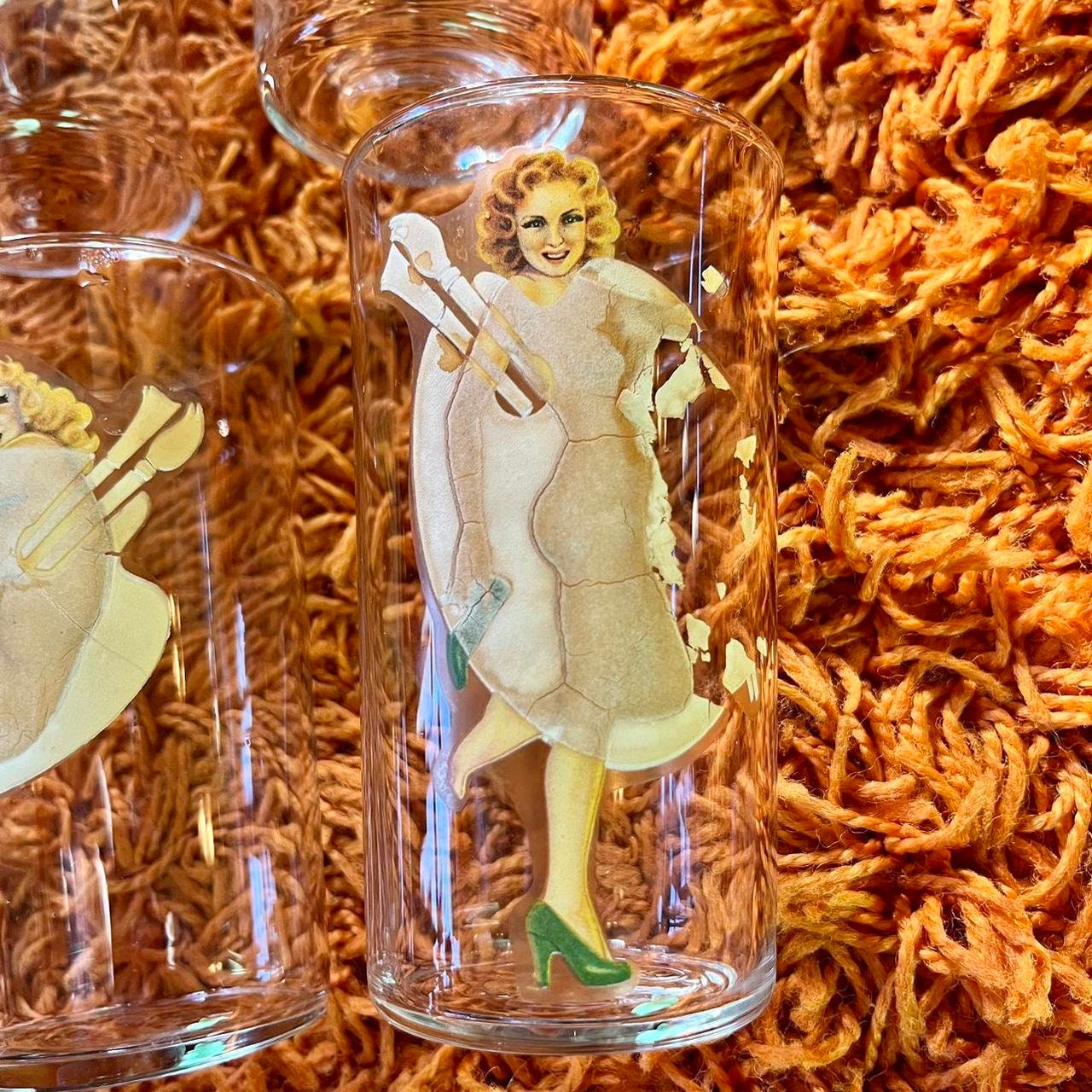 Vintage 1940s Artist Palette Peek a Boo Pinup Girlie Glasses - Etsy