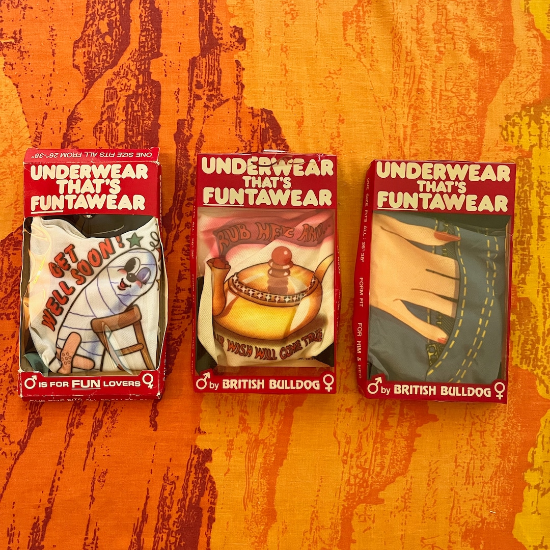 Vintage 70s Funta Wear Underwear Deadstock Cast Mummy Funny Groovy ...