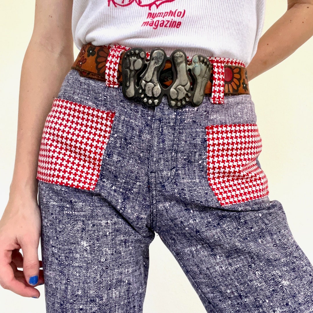 Vintage 1970s Risque Feet Foot Belt Buckle Silver Novelty Fun Groovy ...